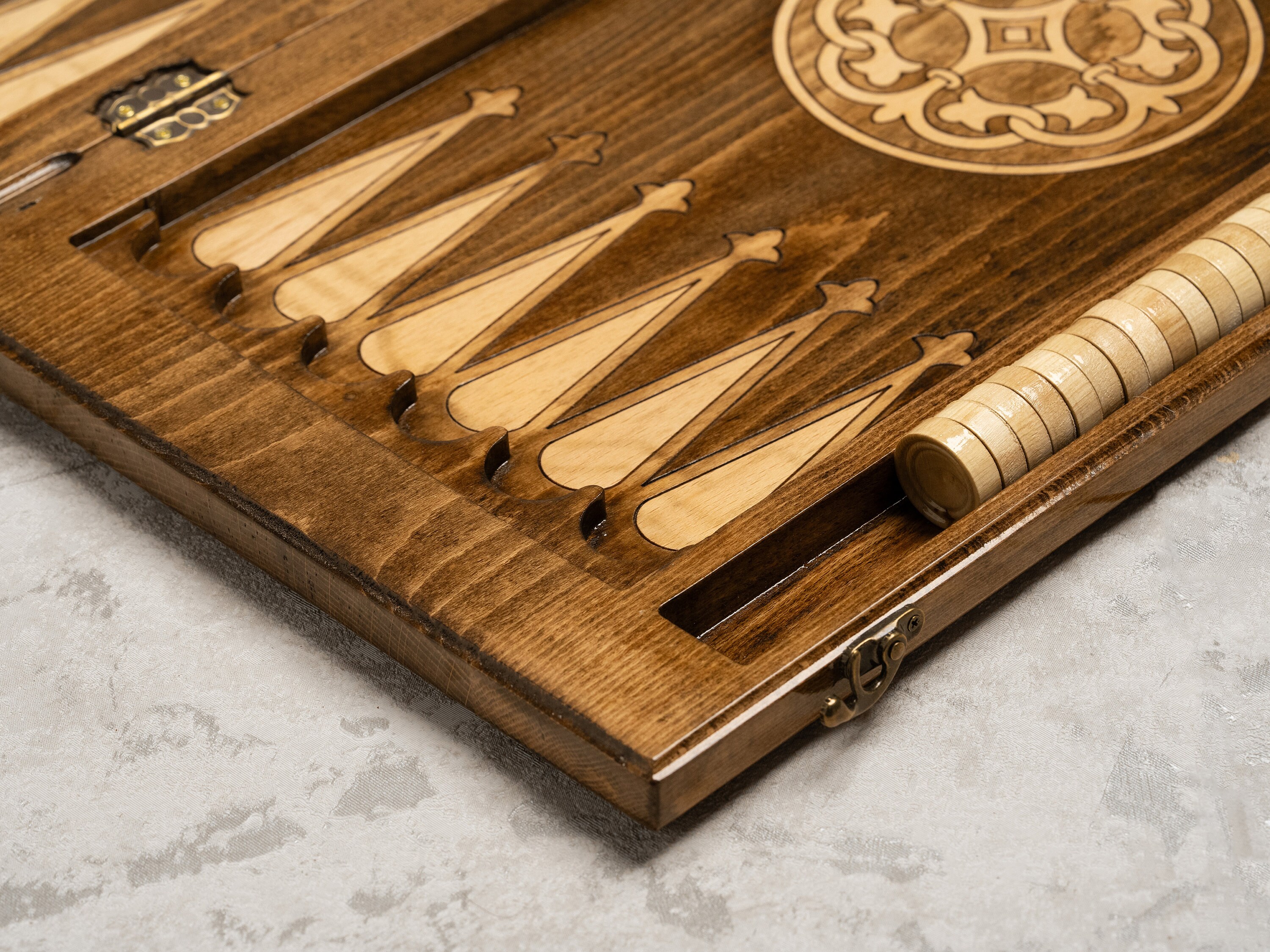 Backgammon Tree Wooden Set | mgmforex.com