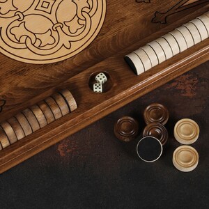 Unique Backgammon Set, Backgammon Gift Set - Etsy