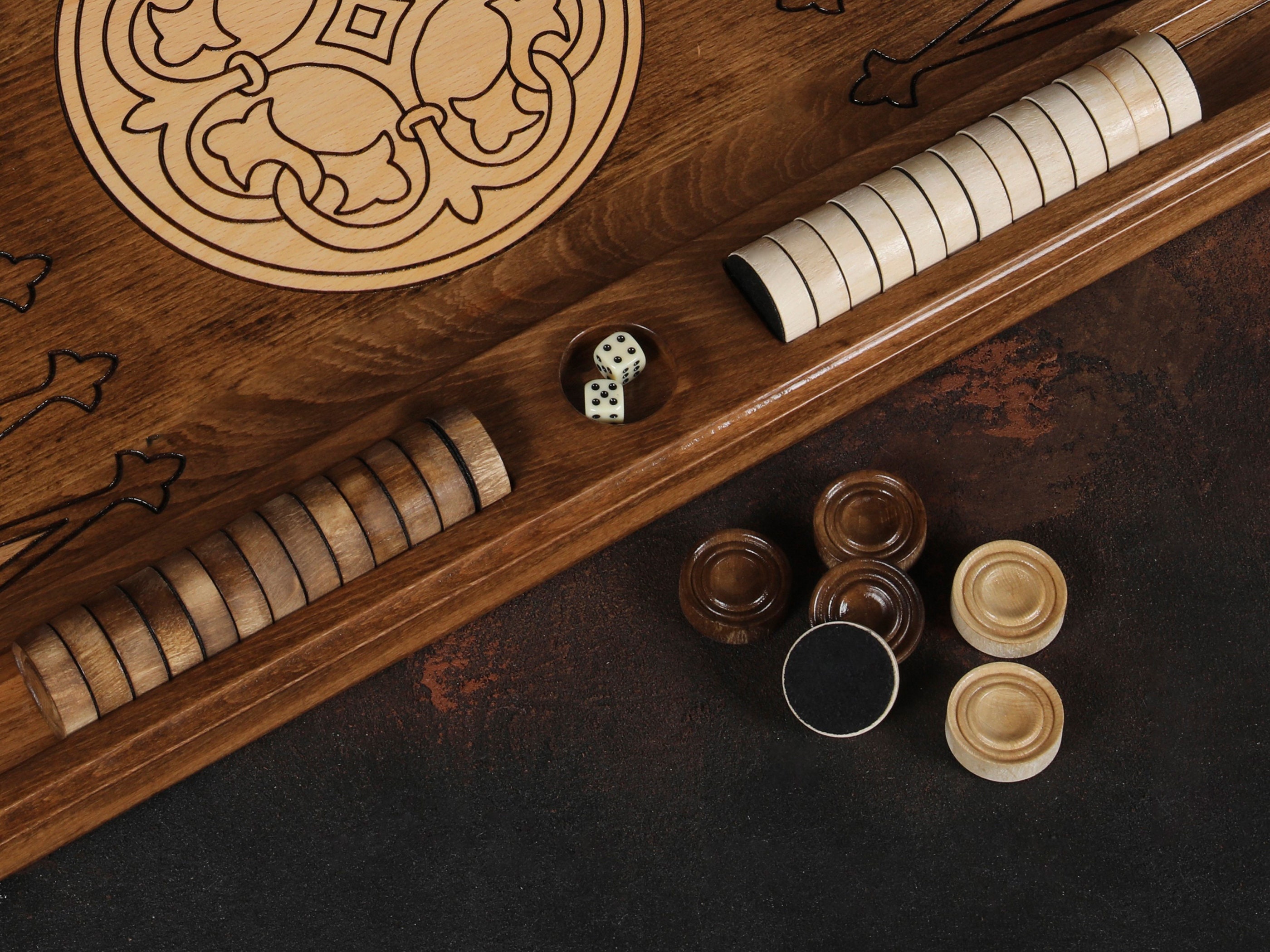 Unique Backgammon Set, Backgammon Gift Set - Etsy