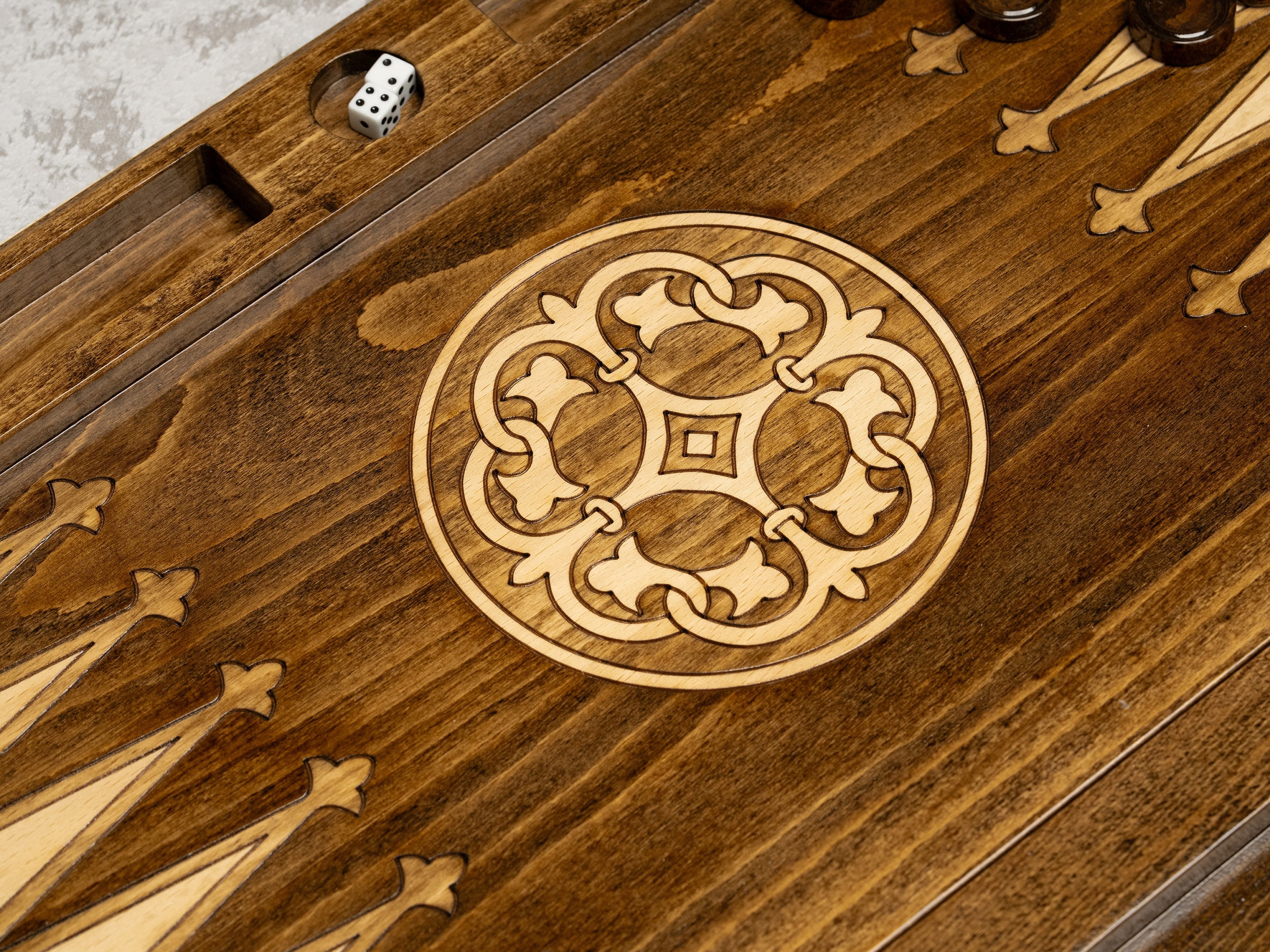 Tree of Life Wooden Backgammon Board - Etsy