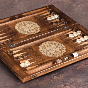 Unique Backgammon Set, Backgammon Gift Set - Etsy