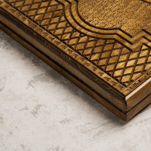 Elegant Ornamental Wooden Backgammon Set - Etsy