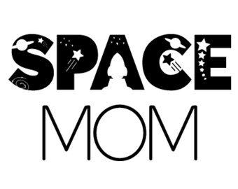 Mom Space Svg | Etsy