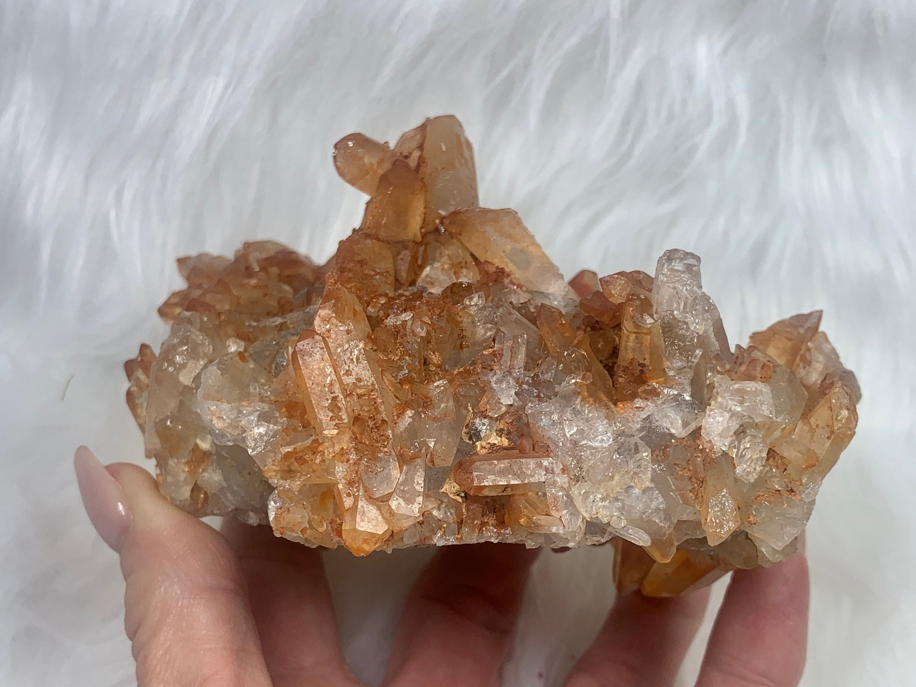 Punto di quarzo rosso quarzo ematoide quarzo con ematite | Etsy