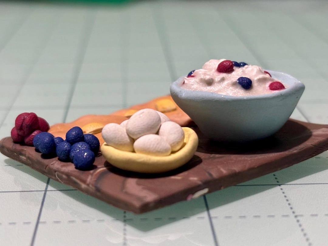 Miniature Clay Pancake Batter and Pancakes Set - Handmade - Etsy