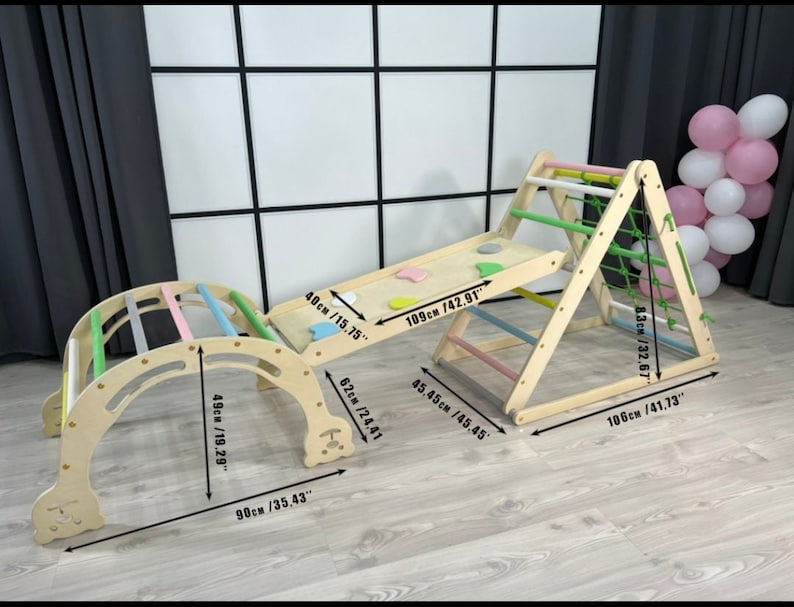 Climbing Triangle Two-sided Ramp Kletterdreieck Climbing Arch - Etsy