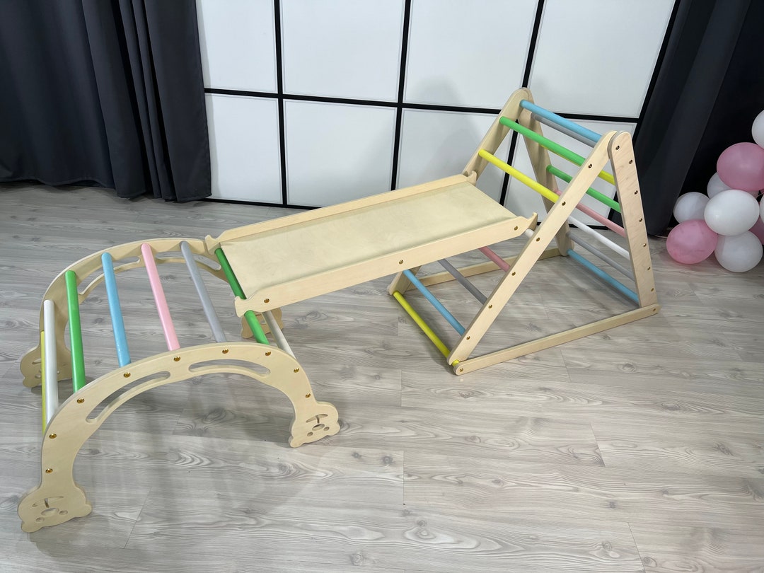 Foldable Climbing Triangle,kletterdreieck,climbing/sliding Ramp,arch ...