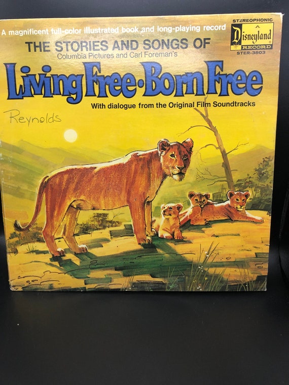 Living Free Born Free Soundtrack lp_record Disney - Etsy