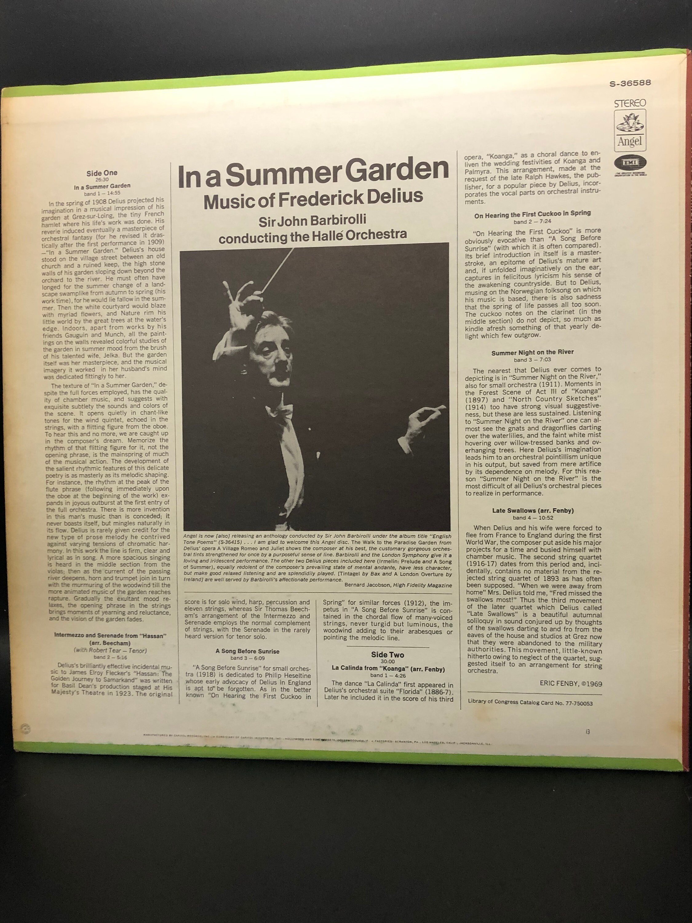 In A Summer Garden Music of Frederick Delius Frederick - Etsy