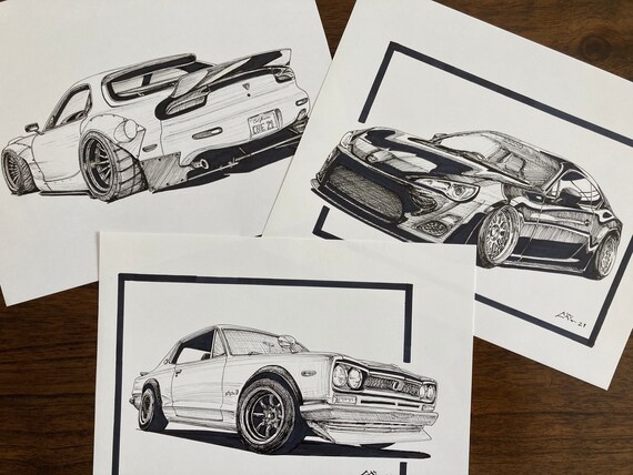 Art & Collectibles Drawing & Illustration Marker The JDM bundle #1-3 ...