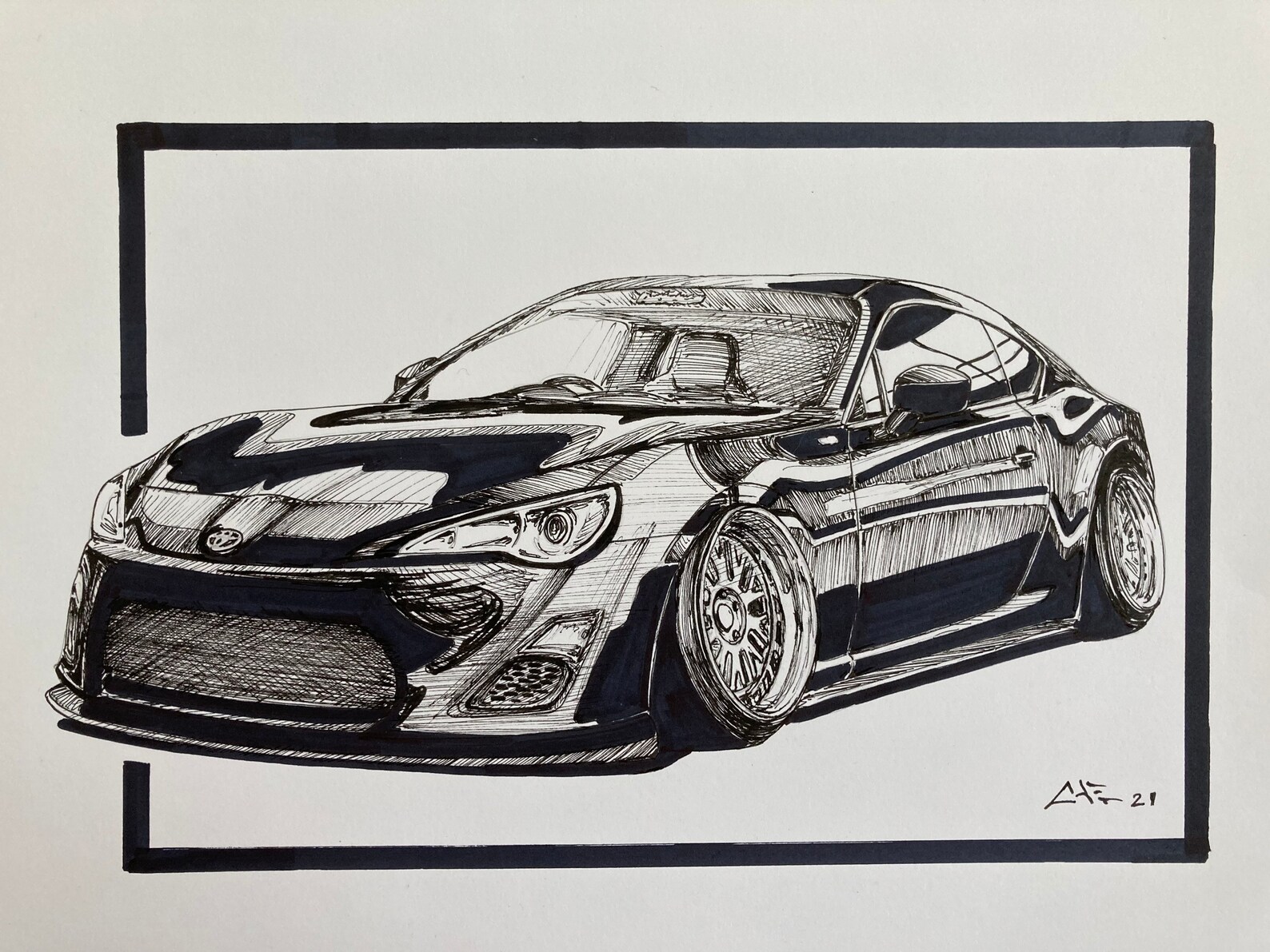 The JDM Bundle 2 3 Black and White Original Hand Made - Etsy Canada