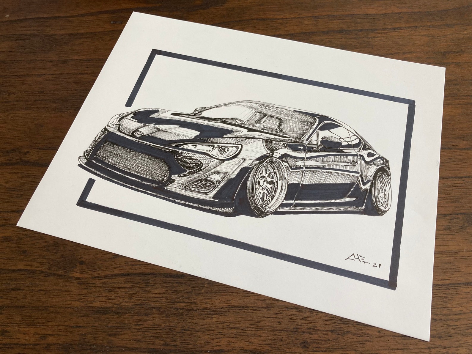 The JDM Bundle 2 3 Black and White Original Hand Made - Etsy Canada