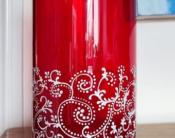 Ruby Wedding Anniversary Vase - Etsy UK