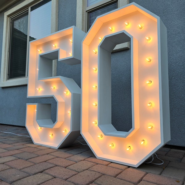 4 Foot Marquee Light up Letters - Etsy