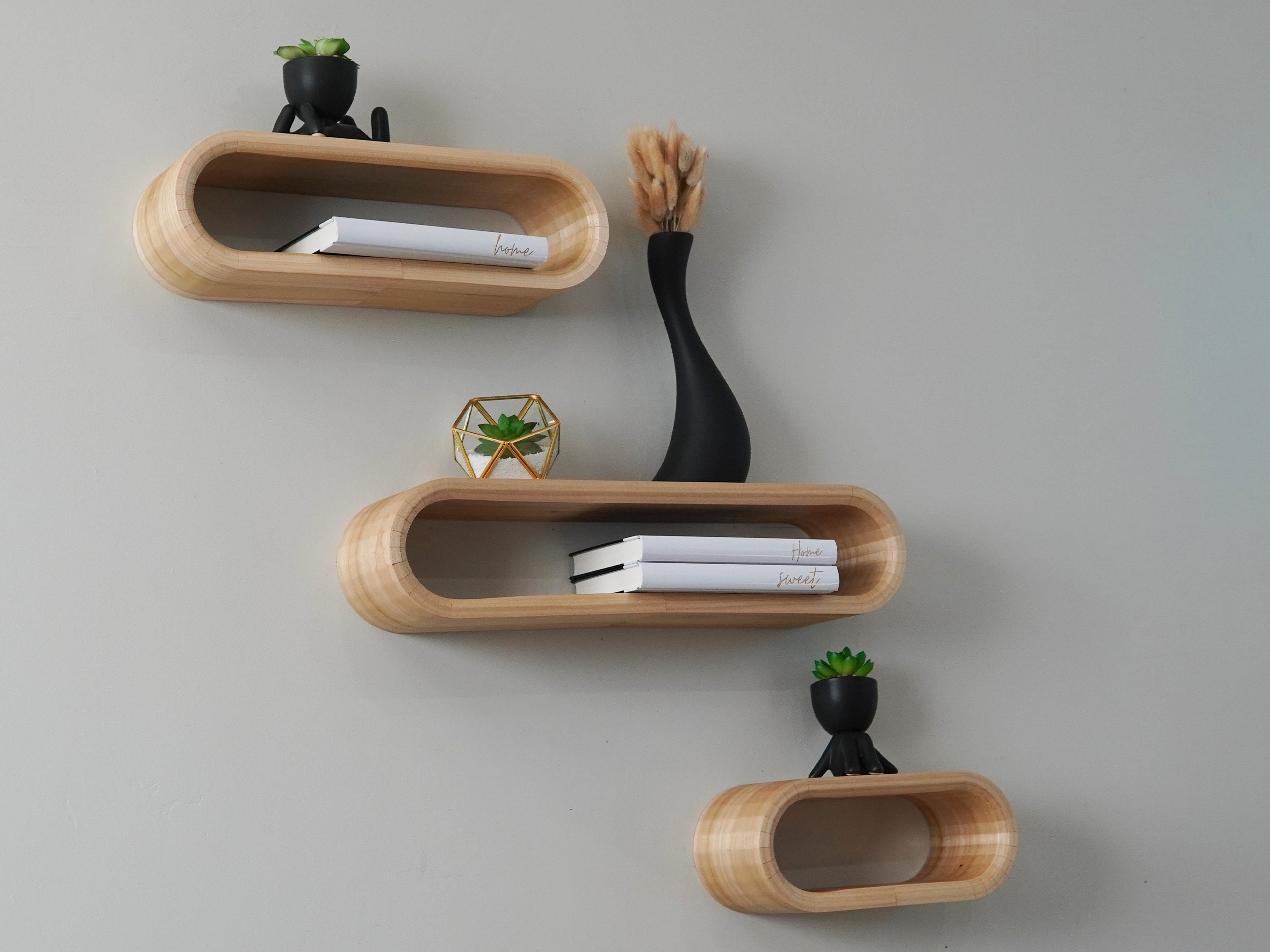 Modern Curved Shelves