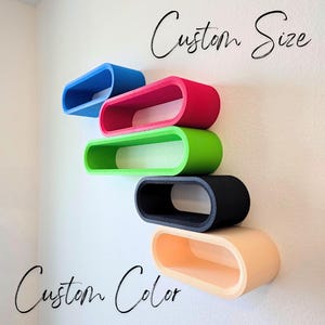 Colorful Funky Decor Floating Shelves| 8 Colors! |home Decor | Nursery ...