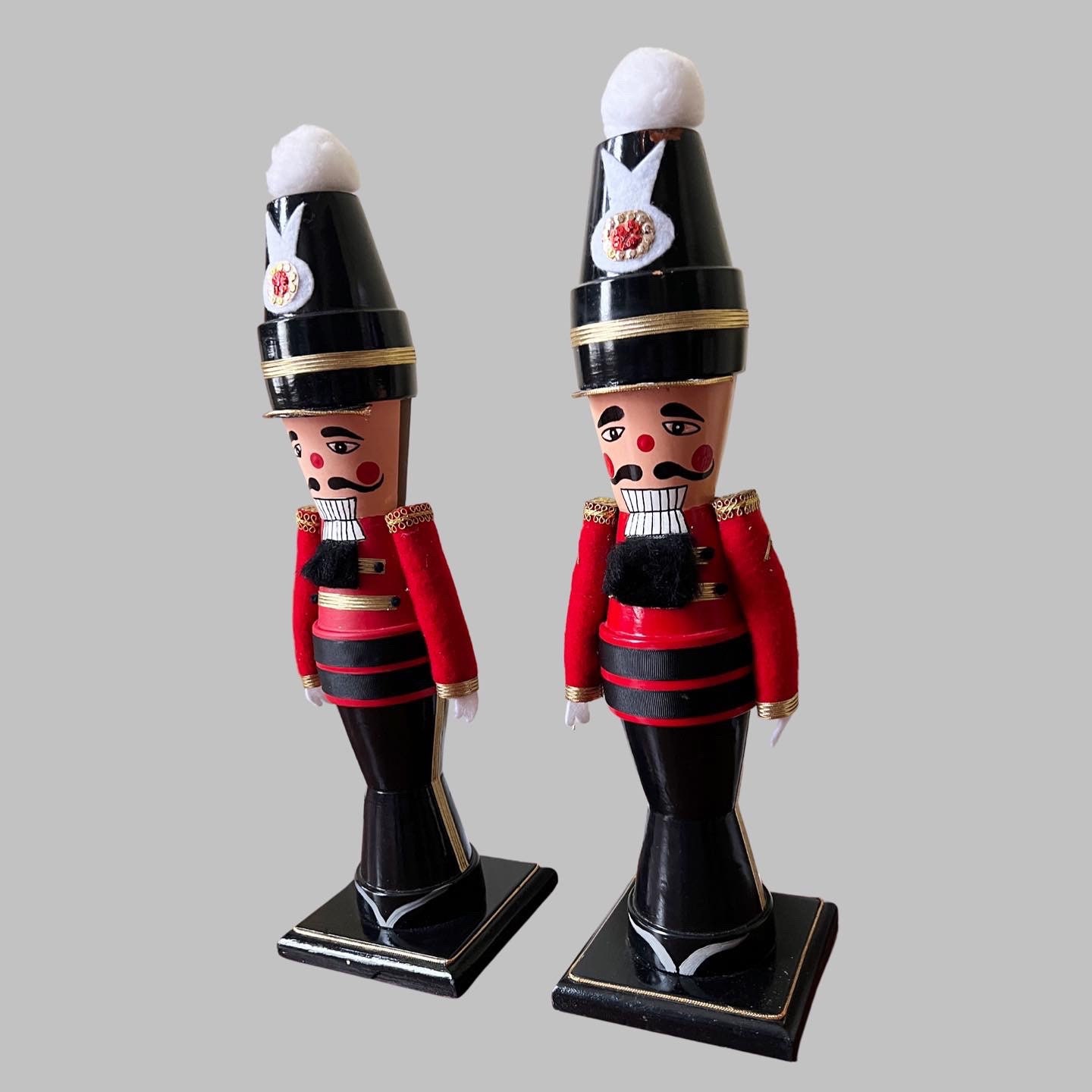 Pair of Nutcracker Figurines - Etsy