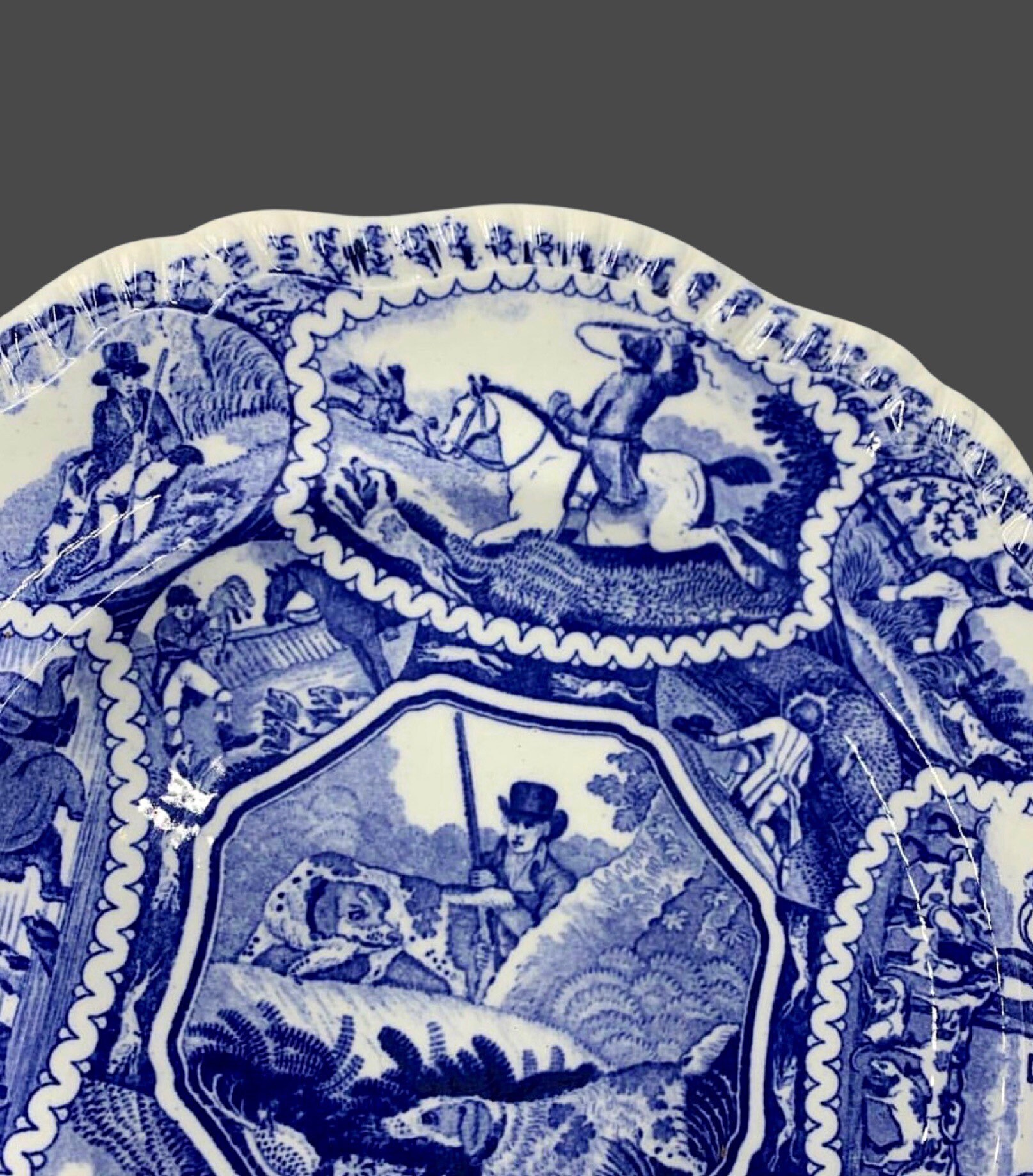 Rare Copeland Spode Hunt Scene Plate - Etsy