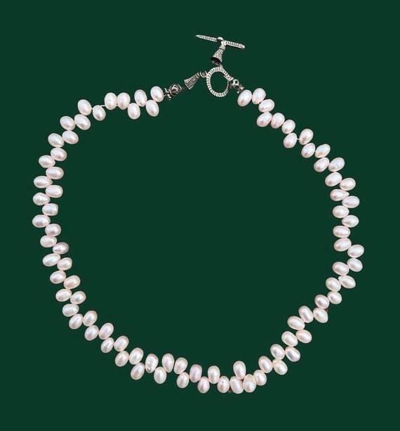 Genuine Antique Pearl Necklace Gem