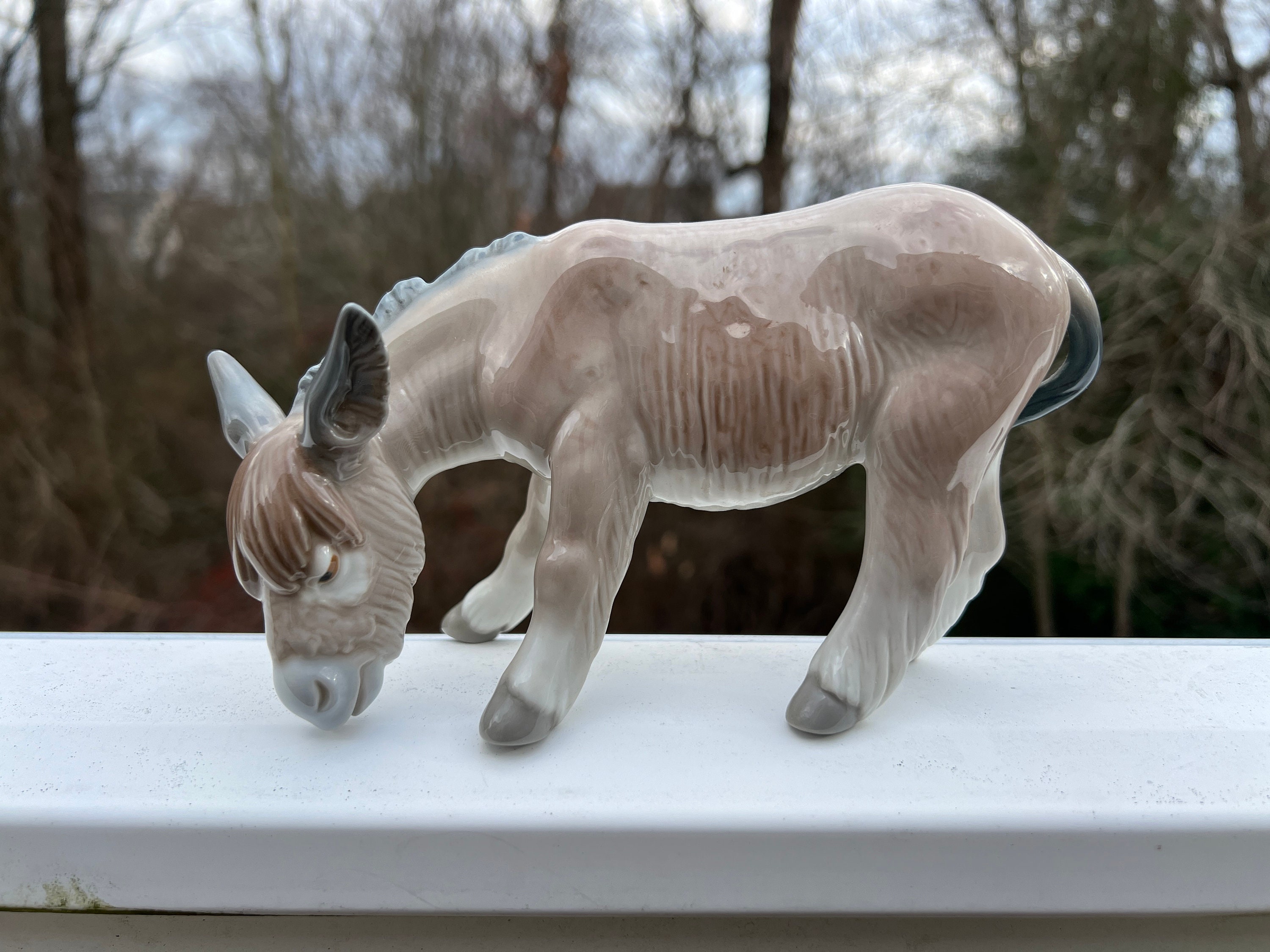 Lladro Eating Donkey rare and Discontinued - Etsy