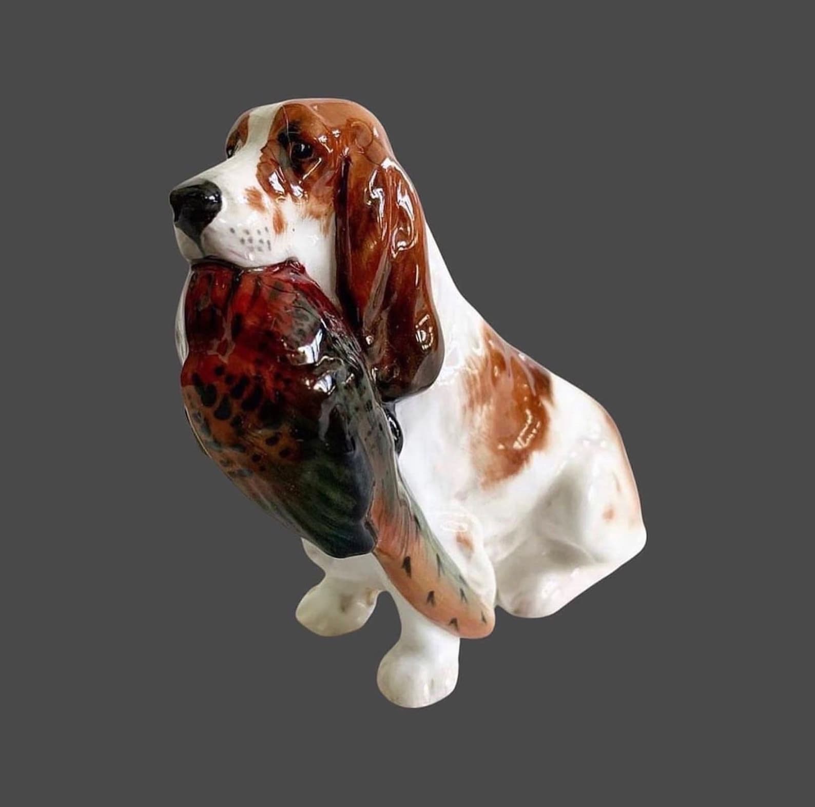 Royal Doulton Dog With Bird - Etsy