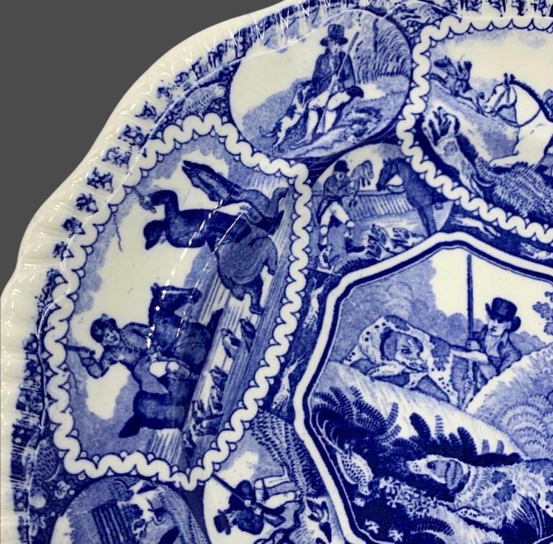 Rare Copeland Spode Hunt Scene Plate - Etsy