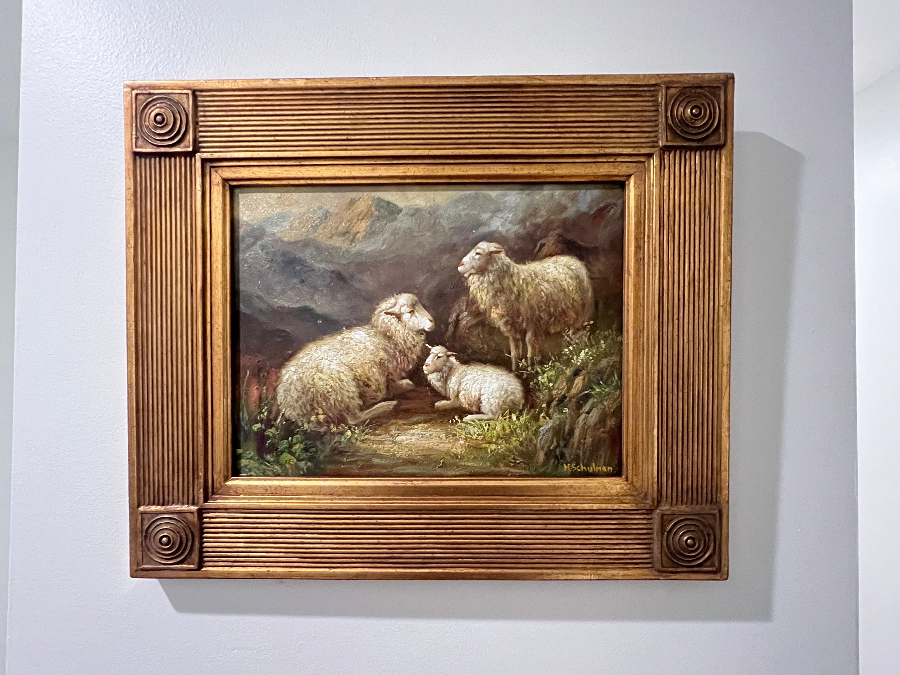 Sheep Oil Painting - Etsy