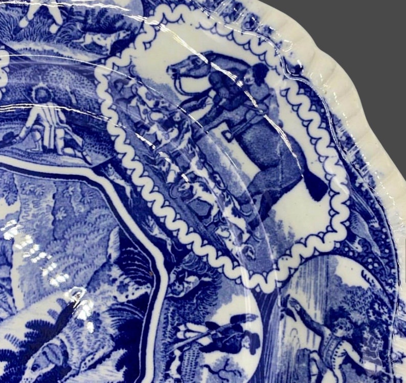 Rare Copeland Spode Hunt Scene Plate - Etsy