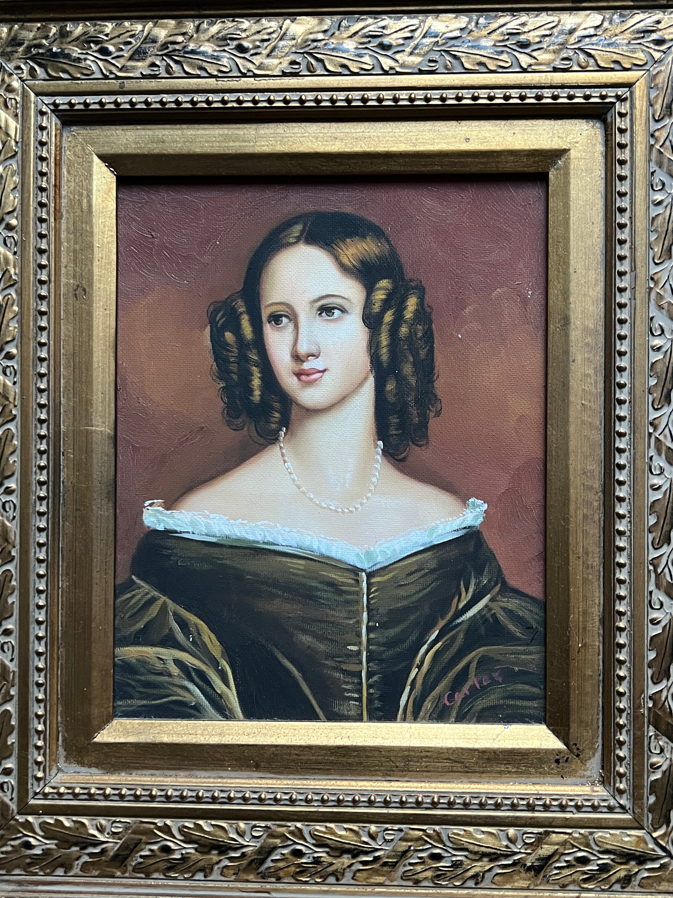 Victorian Portrait Oil Painting - Etsy