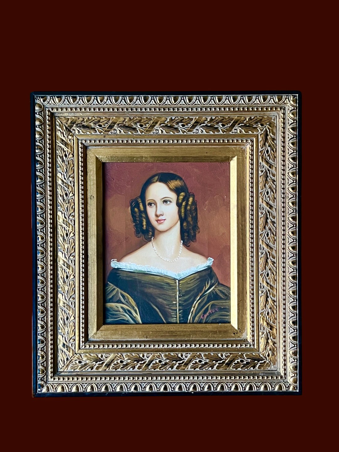 Victorian Portrait Oil Painting - Etsy