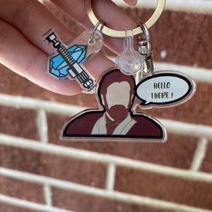 Obi-wan Kenobi Keychain - Etsy