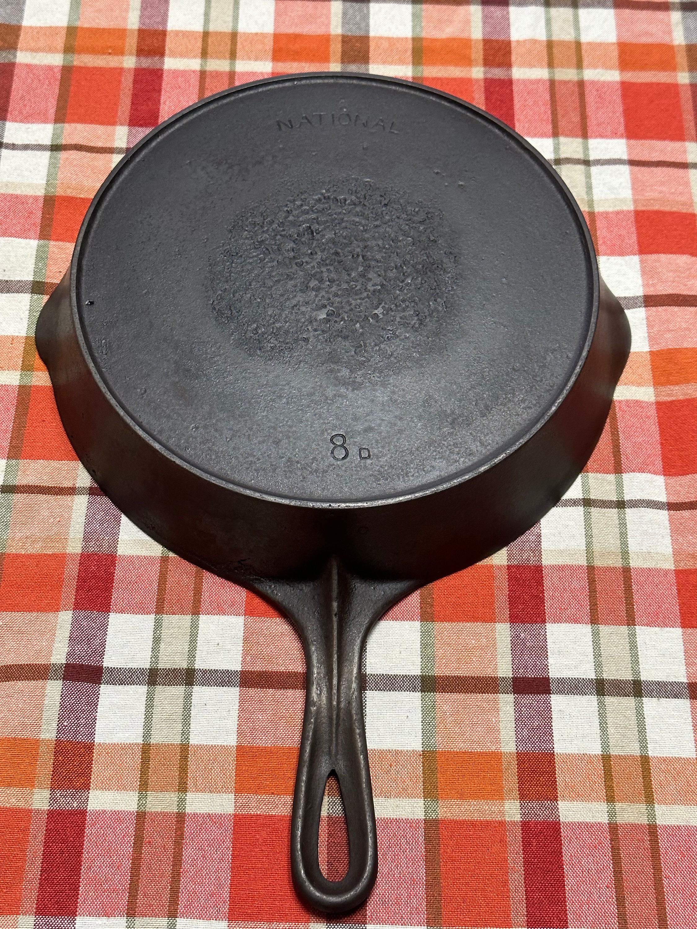 Vintage National #8 Cast Iron Skillet - Etsy