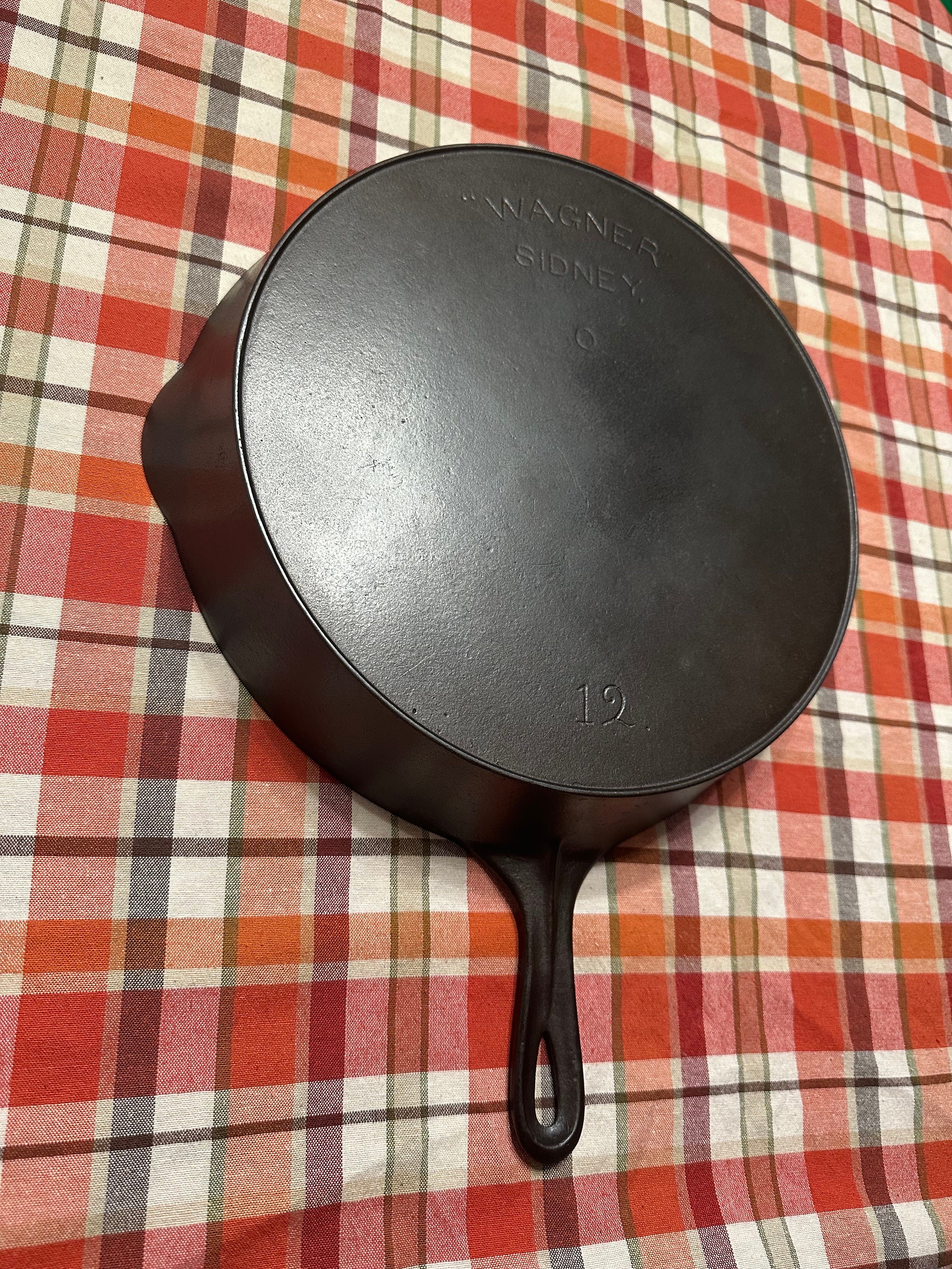 Wagner Ware 12 Arc/straight Logo Cast Iron Skillet - Etsy