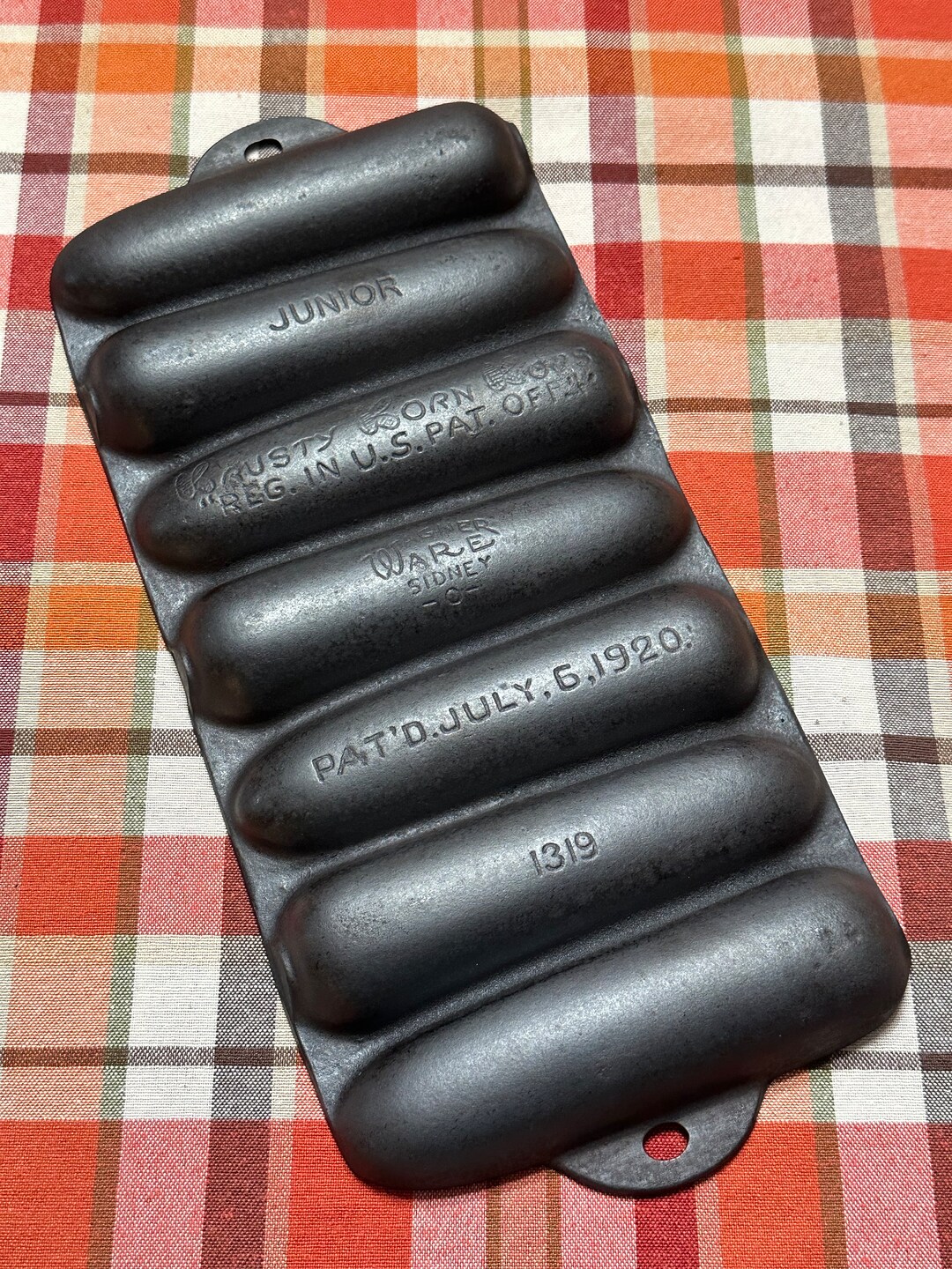 Wagner Ware Junior Krusty Korn Kobs Cornstick Cornbread Pan - Etsy Wagner Ware Junior Krusty Korn Kobs Cornstick Cornbread Pan - Etsy
