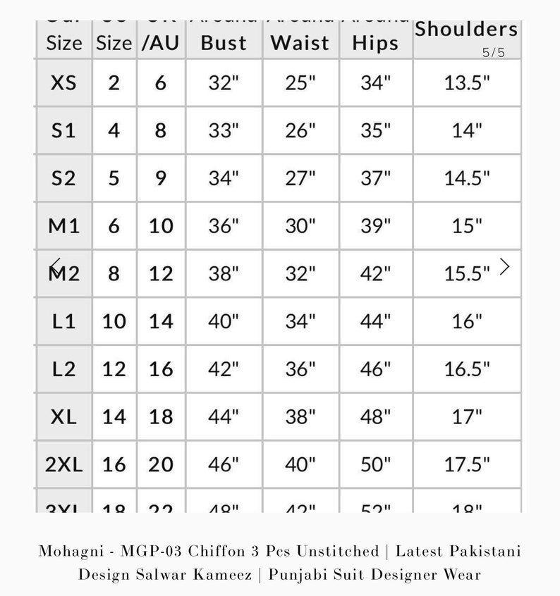 Pakistani Salwar Kameez Chiffon Asims Jofa Embroidery Outfit Made on ...