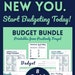 Budget Bundle Kit for Printable Budget Binder, Finance Planner, Savings ...