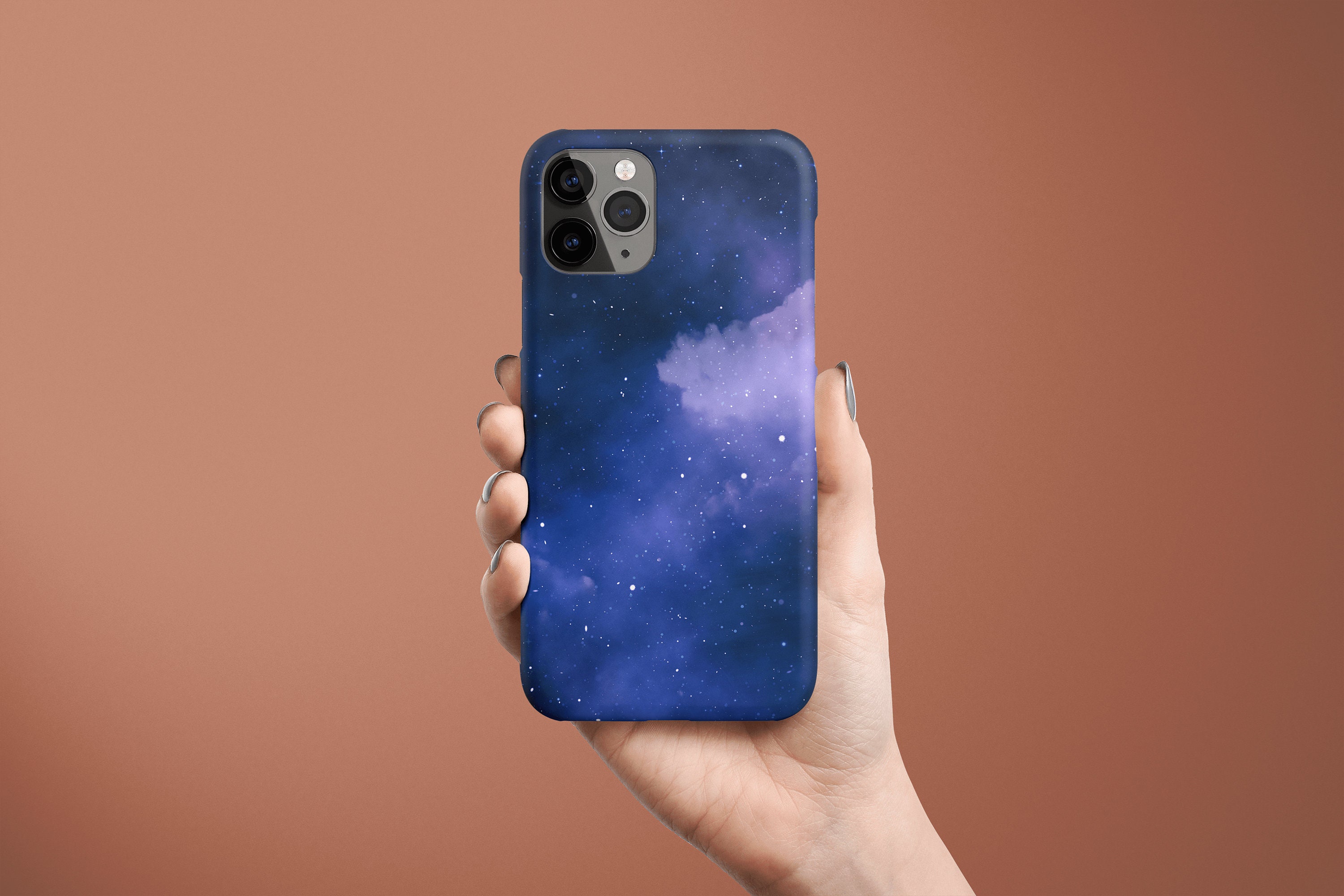 Starry Sky Night Blue iPhone Case sold by Tired Jar Jar Binks | SKU ...