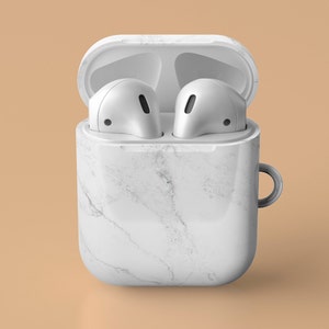 Marble Stone Gray Pattern Custom Airpods Pro Case, Aesthetic Airpods 1 ...