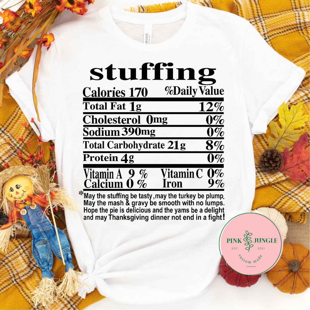 Stuffing Nutritional Value - Etsy