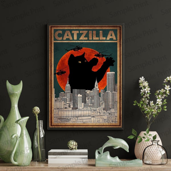 Catzilla - Etsy