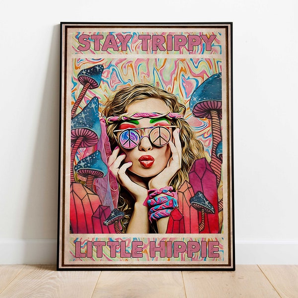 Hippie Poster - Etsy