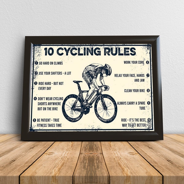 Bicycle Poster Art - Etsy