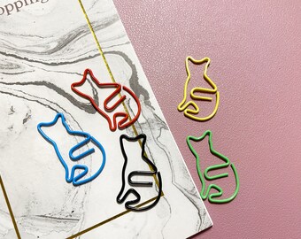 Cat Paper Clips | Etsy