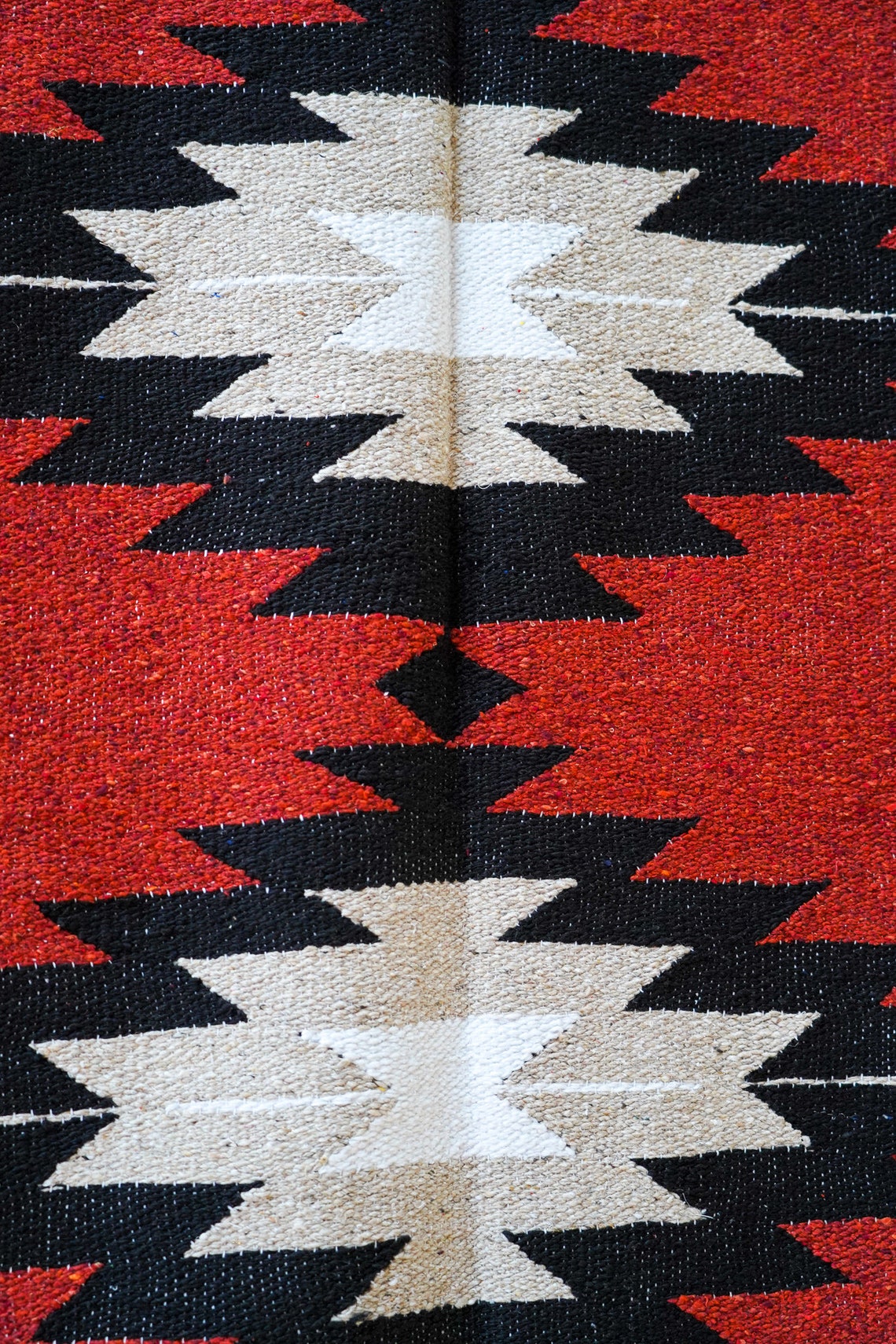 Twin Volcanoes Blanket | Mexican Handmade Blanket - Etsy