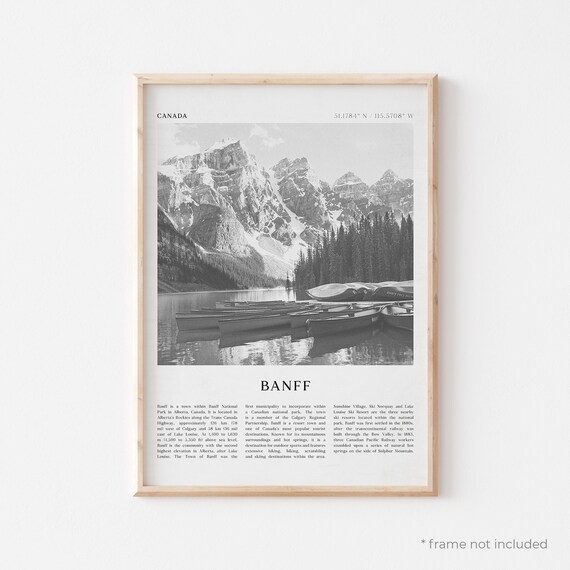 Banff Art Print Banff Poster Banff Photo Banff Wall Art | Etsy