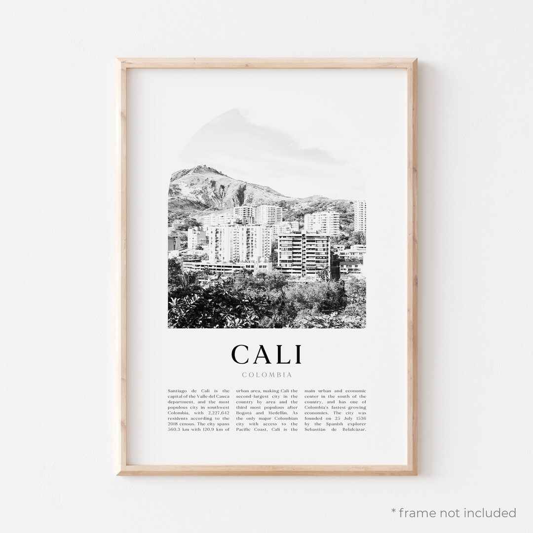 Cali Art Print, Cali Poster, Cali Photo, Cali Wall Art, Cali Black and ...