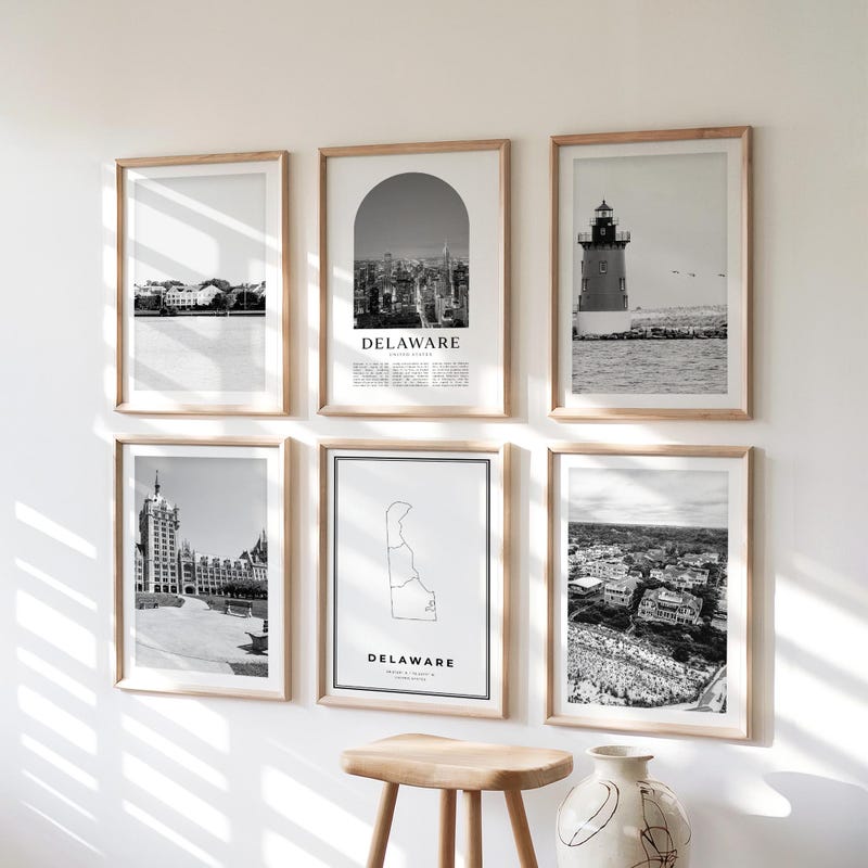 Delaware Print White - Etsy