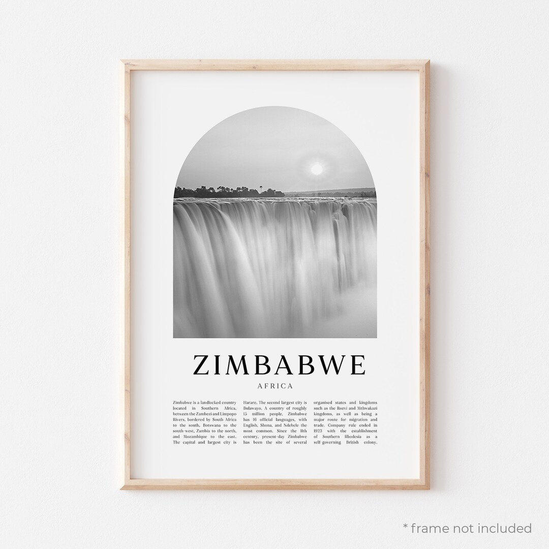 Zimbabwe Art Print, Zimbabwe Poster, Zimbabwe Photo, Zimbabwe Wall Art ...