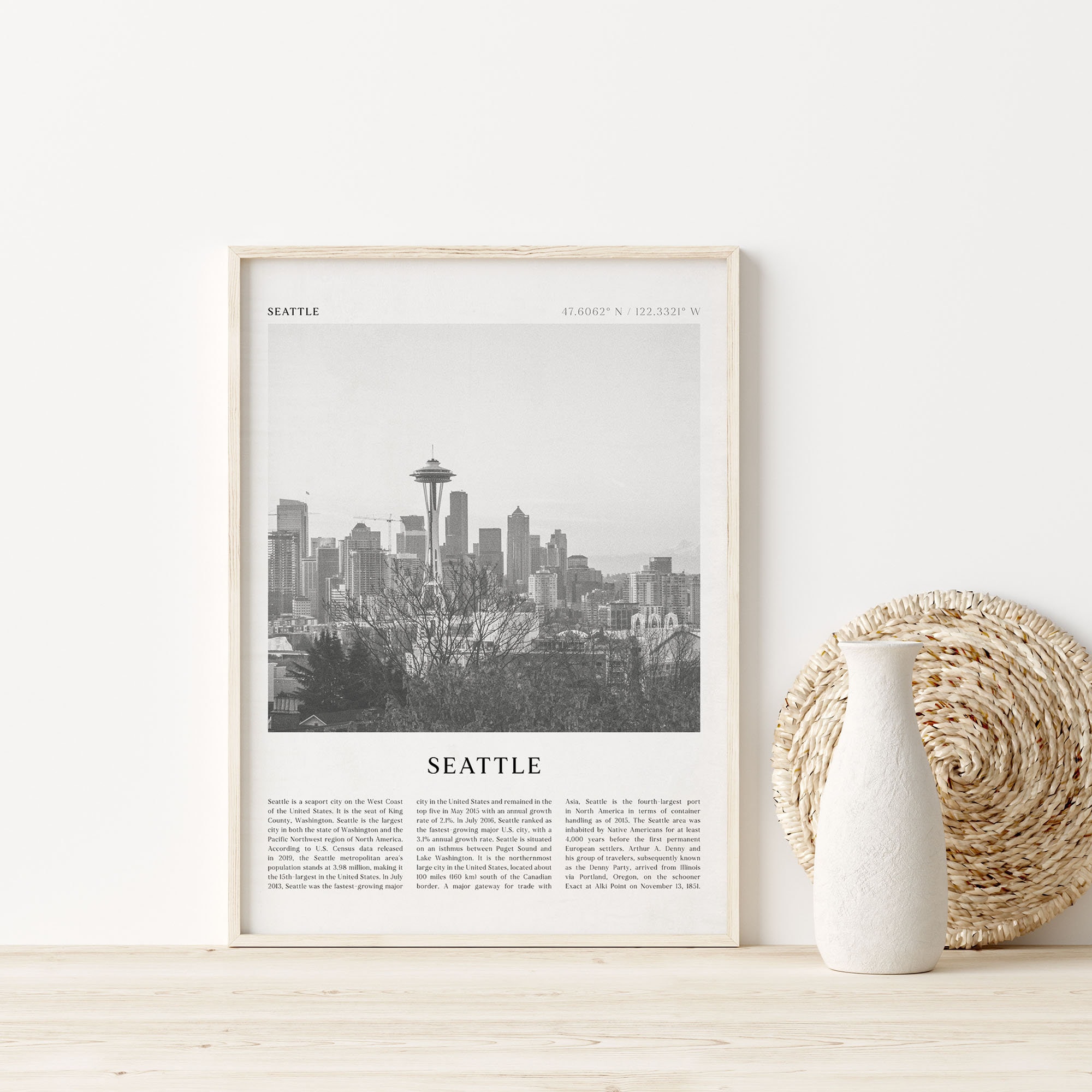 Seattle Art Print Seattle Poster Seattle Photo Seattle Wall - Etsy