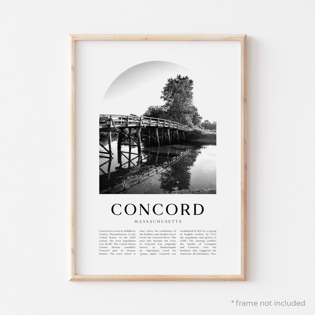 Concord Art Print, Concord Poster, Concord Photo, Concord Wall Art ...